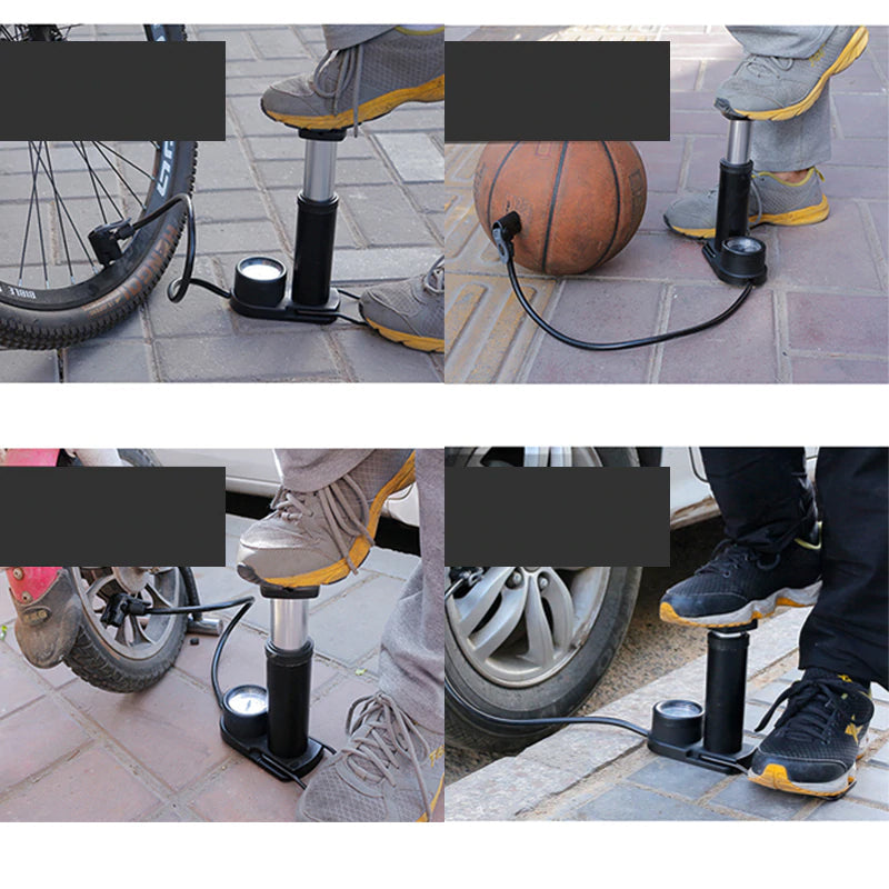 Mini sykkel dekkpumpe – regnbuetre