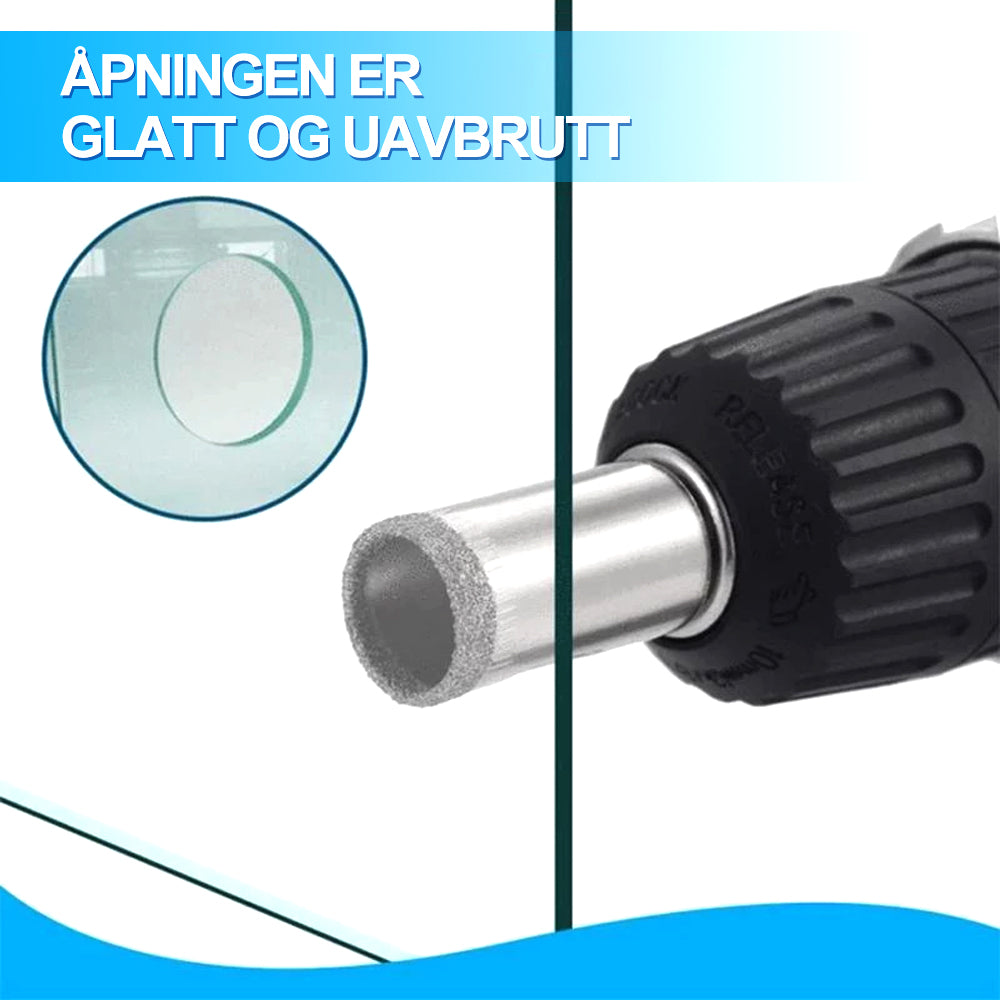 Diamant hullbor 15 sett – regnbuetre